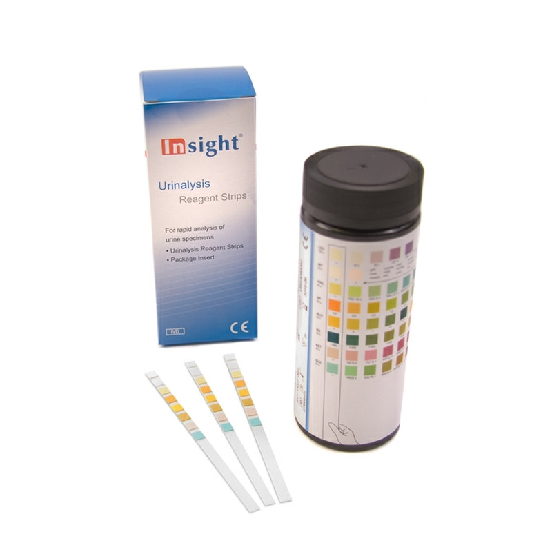Insight Urine Test Strips - 10 Parameter (Pack of 100)