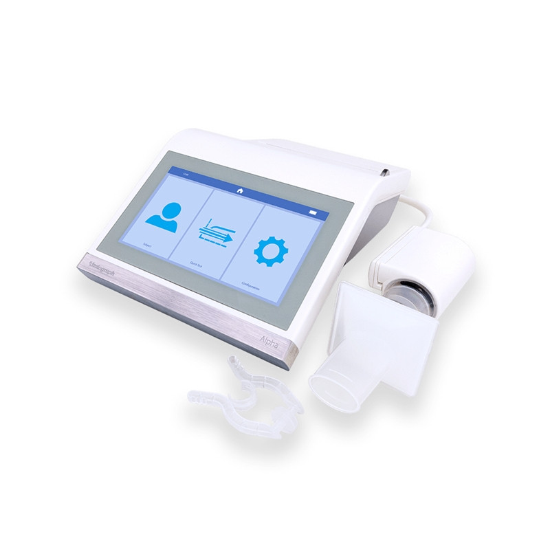 Vitalograph Alpha™ Touchscreen Desktop Spirometer with Device studio a